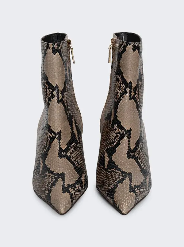 Khaite Bella Ankle Boot - Beige
