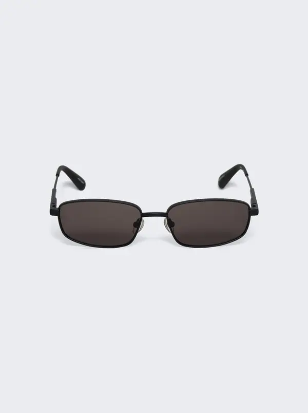 Jacquemus Sera Sunglasses Matte Metallic
