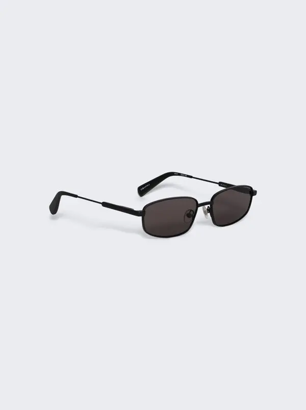 Jacquemus Sera Sunglasses Matte Metallic