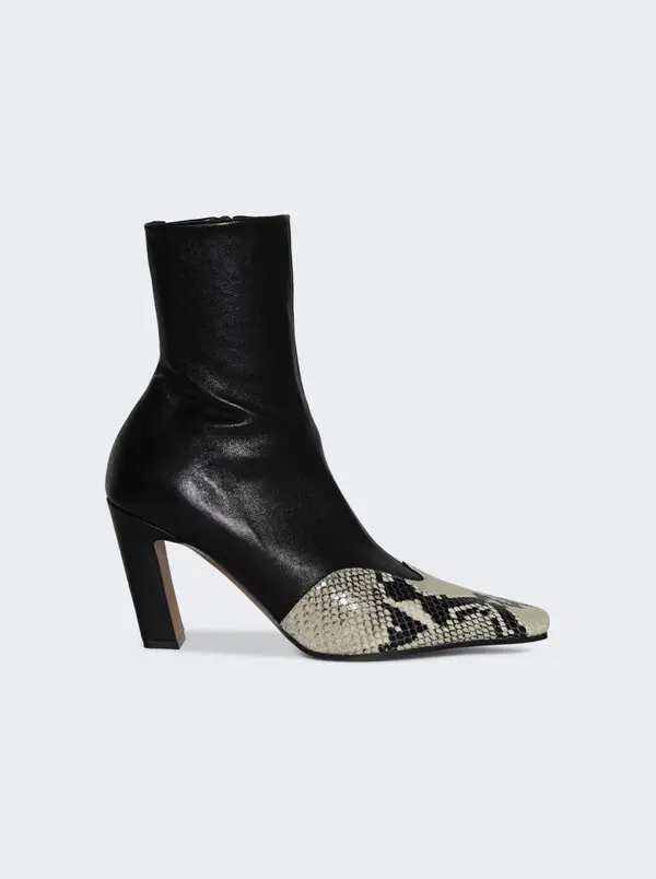 Khaite Nevada Stretch High Boot - Black