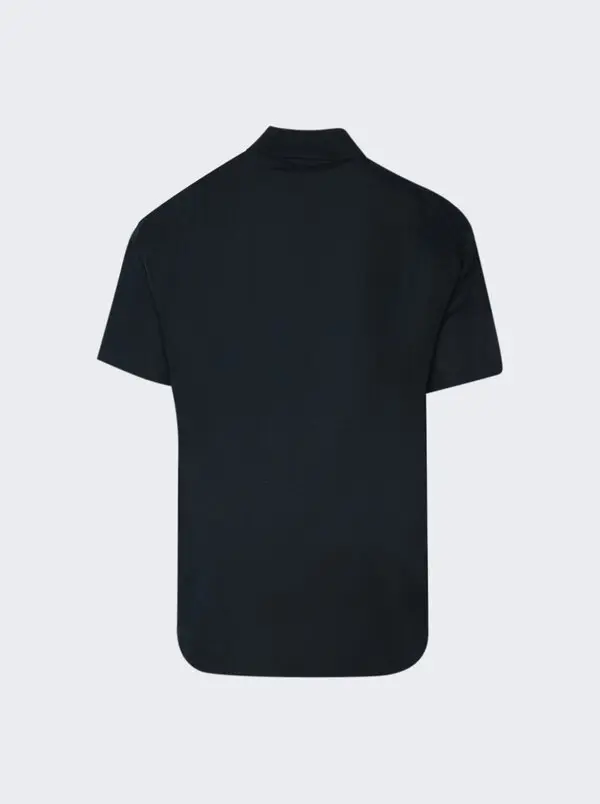 Casablanca Phantasmagoria Pin Tuck Embroidered Shirt Carbon