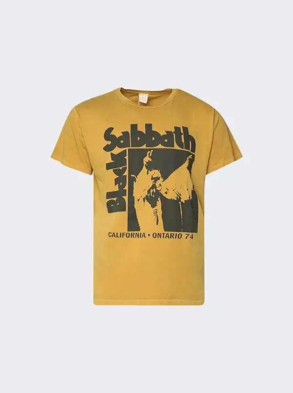MadeWorn Black Sabbath Tee Mustard - Yellow