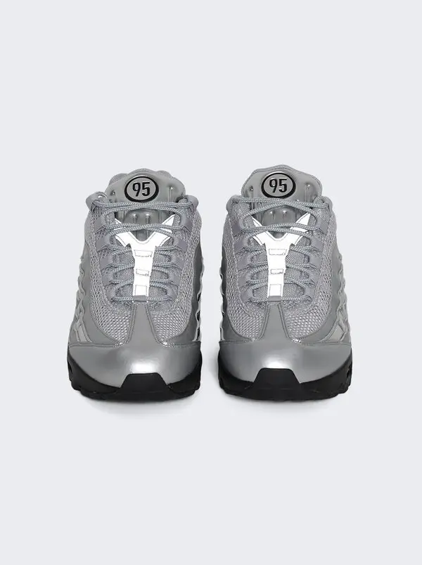 Nike Max 95 Big Bubble Sneakers Metallic And Black
