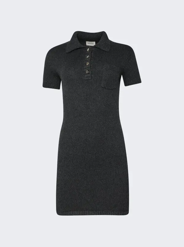 Khaite Nehra Dress Charcoal - Grey