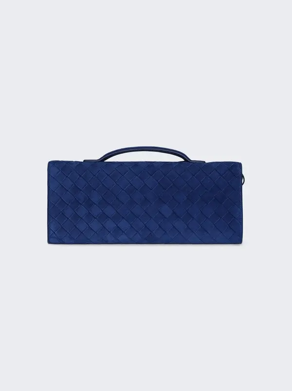 Bottega Veneta Andiamo Clutch Bag - Blue