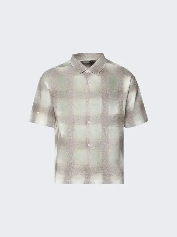 NAHMIAS Flannel Button Up Shirt Sand Sand - Tan