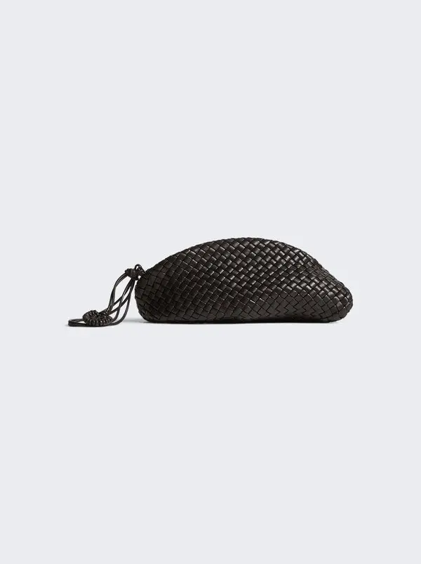 Bottega Veneta Small Onda Clutch Bag - Brown