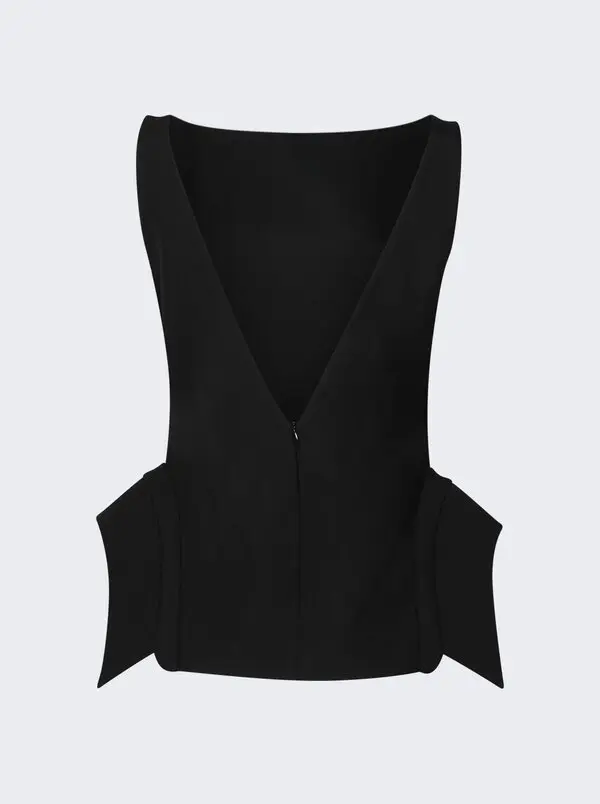 RÃHE Deconstructed Collar Top