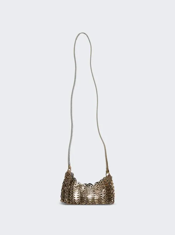 Rabanne 1969 Reversible Nano Flip Bag And Silver - Gold