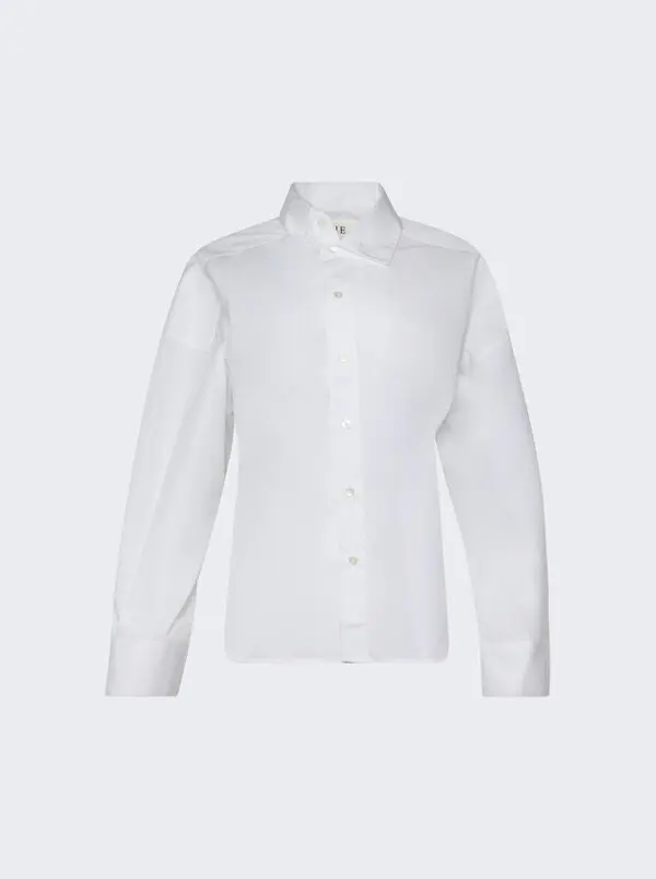 RÓHE Uneven Collar Shirt Optic