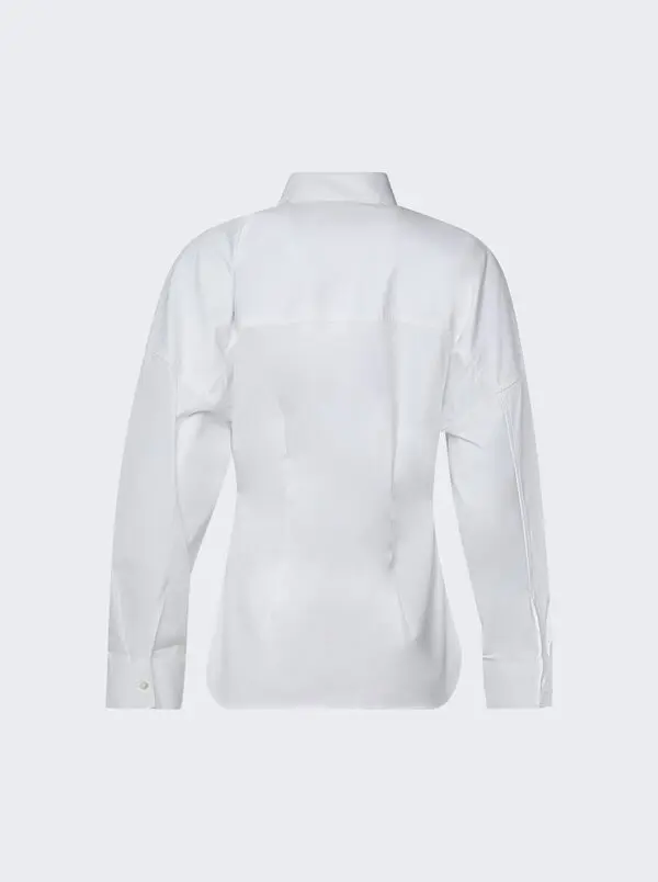 RÓHE Uneven Collar Shirt Optic