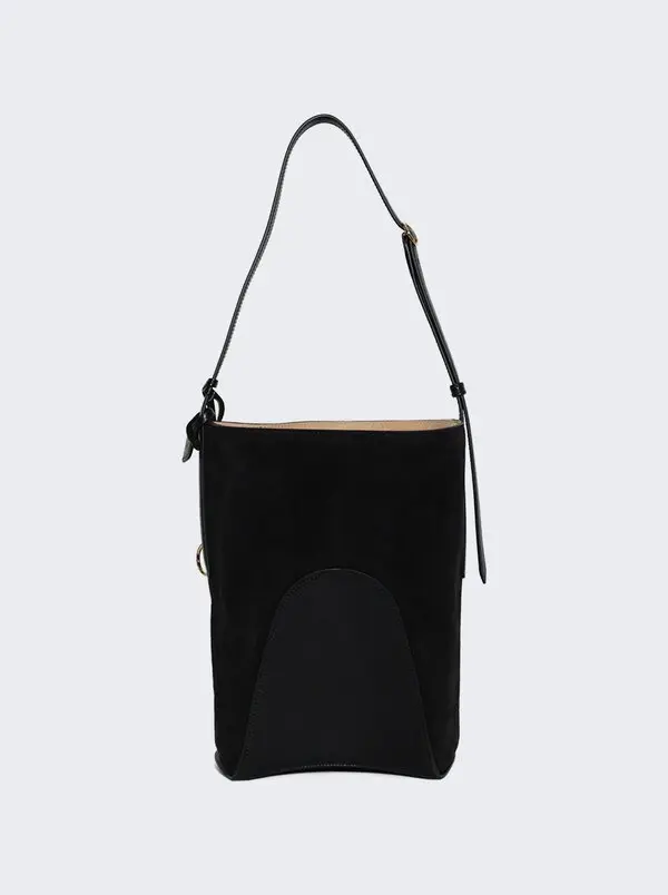 ALAÃA Hip Suede Bucket Bag