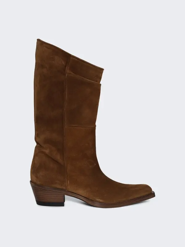 Khaite Clive Boot Sigaro - Tan