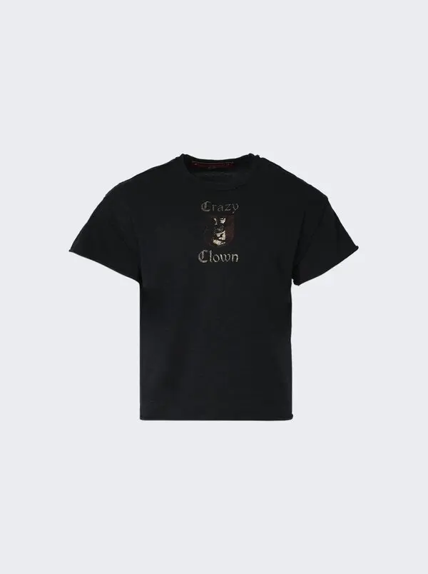 CRAZY CLOWN L.A. Reflections In A Blade Tee Washed Black