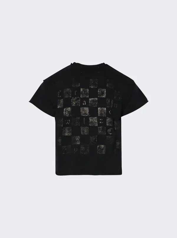CRAZY CLOWN L.A. Reflections In A Blade Tee Washed Black