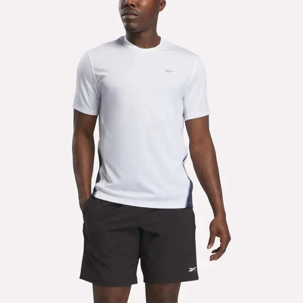 REEBOK Short Sleeve Vector T-shirt - White/vector Navy