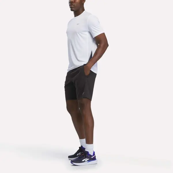 REEBOK Short Sleeve Vector T-shirt - White/vector Navy