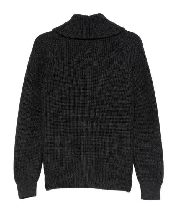 DRUMOHR Shawl Collar Patch Pocket Cardigan