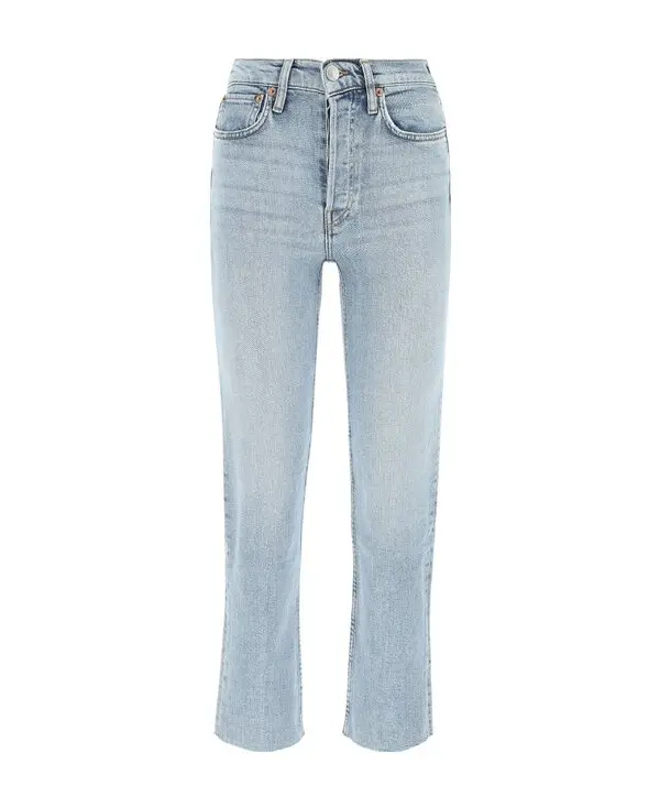 RE/DONE Mid-rise Straight Leg Jeans