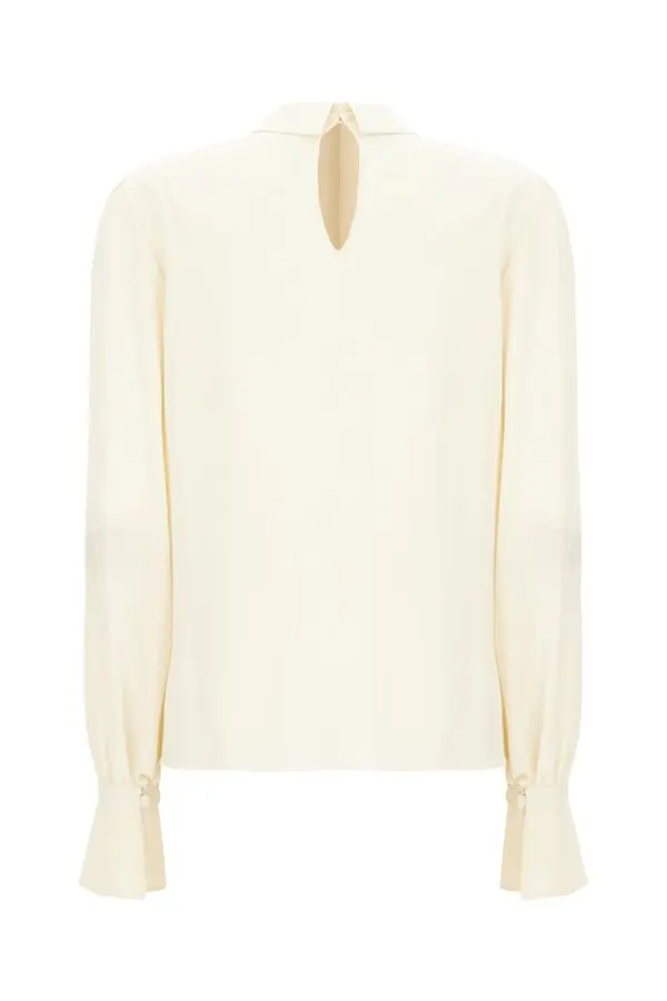 Valentino Garavani Long Sleeve Blouse With Bow Detail - Multicolor