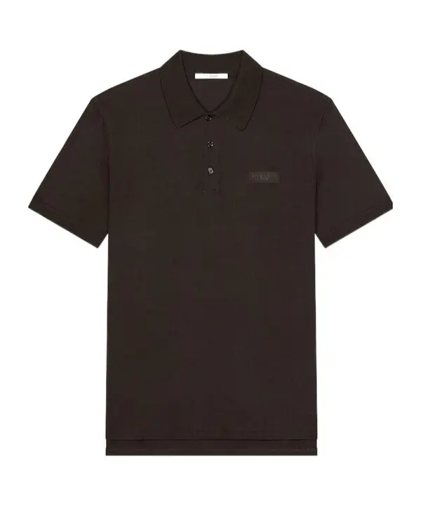 Givenchy Polo In Cotton With Paris Gros Grain