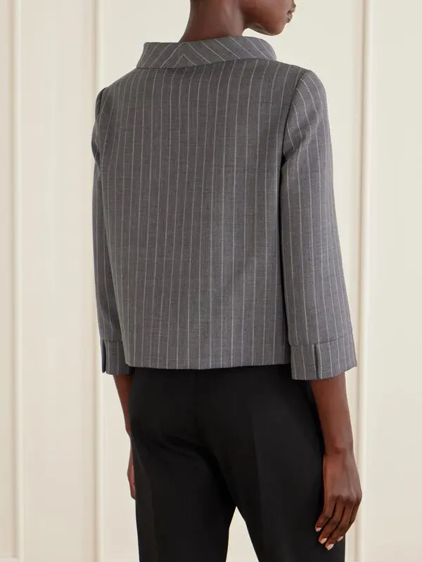 Valentino Garavani Striped Wool Jacket