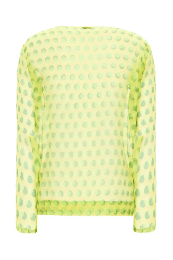 Dries Van Noten Long Sleeve Polka Dot Shirt