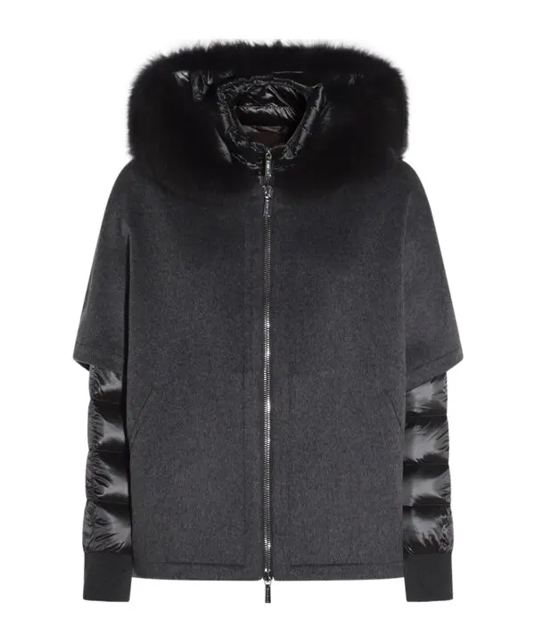 MOORER Pegaso-cwr Jacket With Fur Hood