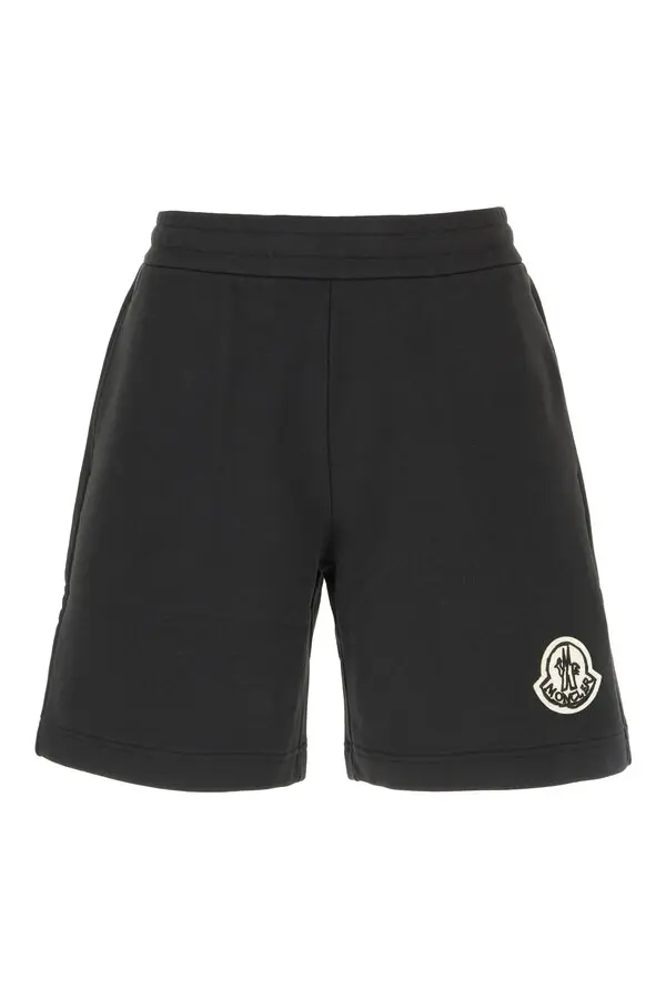 Moncler Logo Applique Shorts - Multicolor