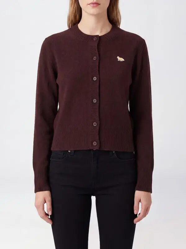 Maison Kitsuné Baby Fox Patch Knitted Cardigan