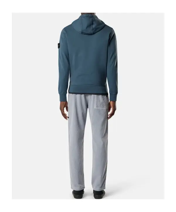 Stone Island Regular-fit Hooded Sweatshirt With Pouch Pocket