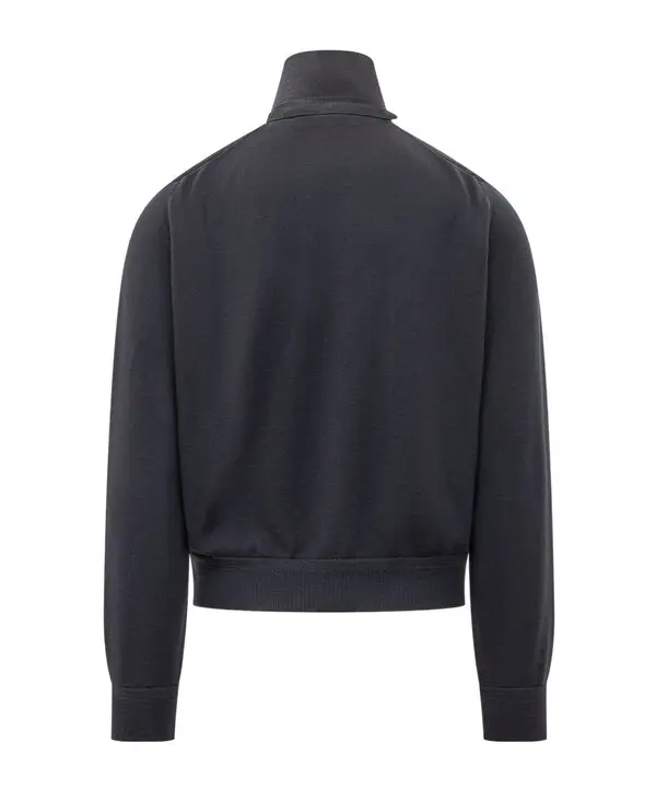 TOM FORD Full Zip Jacket - Black