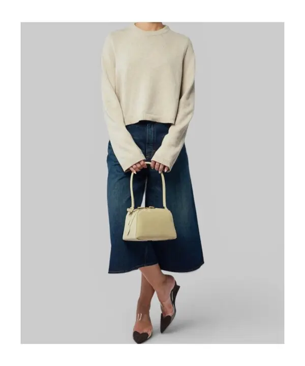 Alaïa Palazzo Denim Culottes - Light Blue
