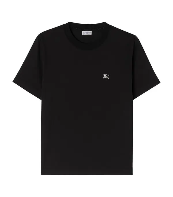 Burberry Cotton Embellished Equestrian Knight T-shirt