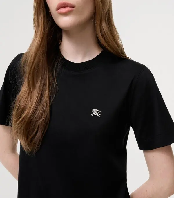 Burberry Cotton Embellished Equestrian Knight T-shirt