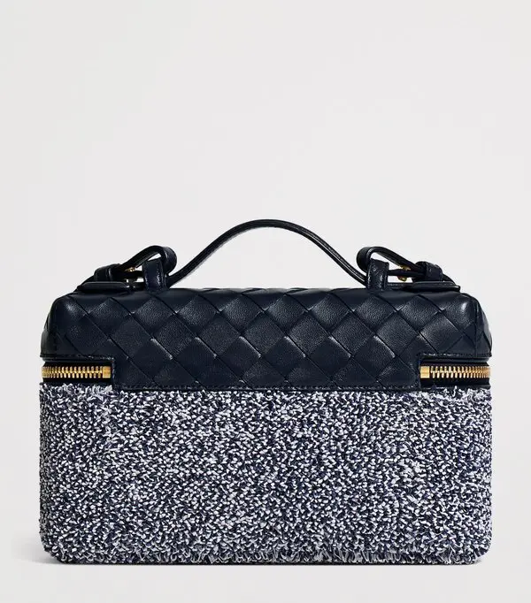 Bottega Veneta Rafia Bang Bang Vanity Case Bag