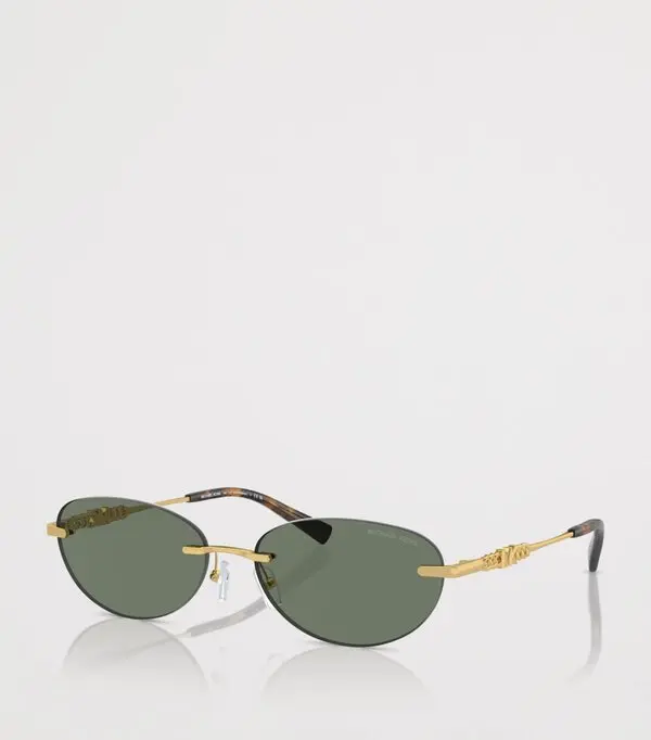 Michael Kors Manchester Oval Rimless Sunglasses