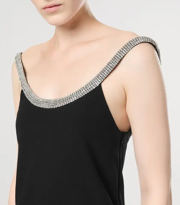 TOM FORD Satin Embellished Maxi Dress