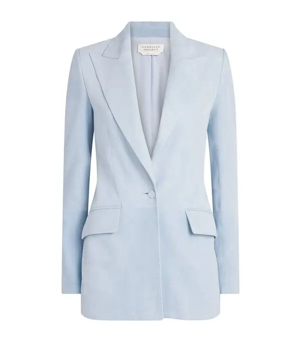 Gabriela Hearst Leiva Suede Blazer