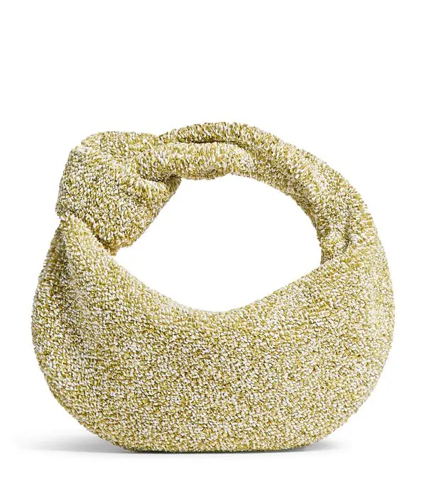 Bottega Veneta Raffia Jodie Shoulder Bag
