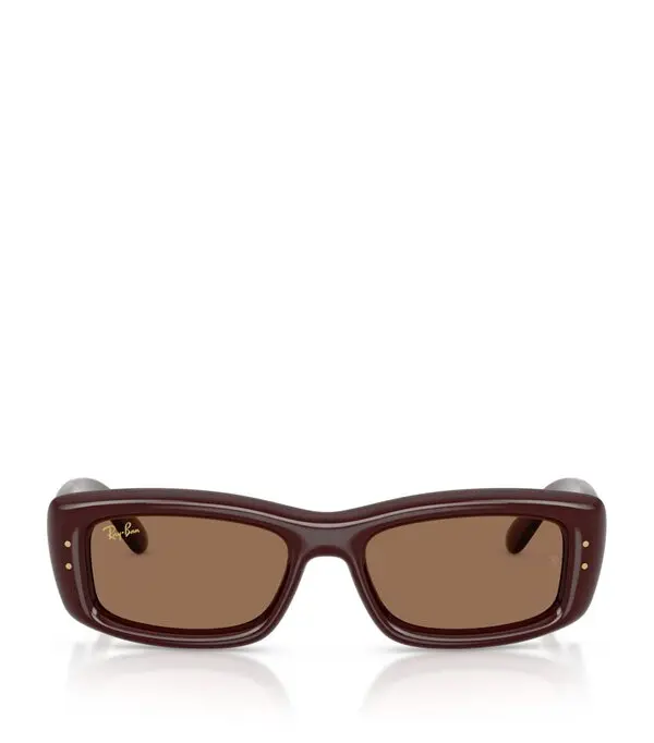 Ray-ban Kiliane Puffer Rectangle Sunglasses - Brown