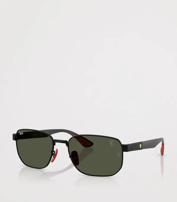 Ray-ban Scuderia Ferrari Square Frame Sunglasses