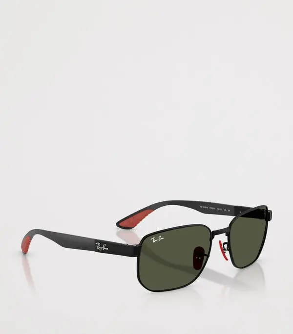 Ray-ban Scuderia Ferrari Square Frame Sunglasses