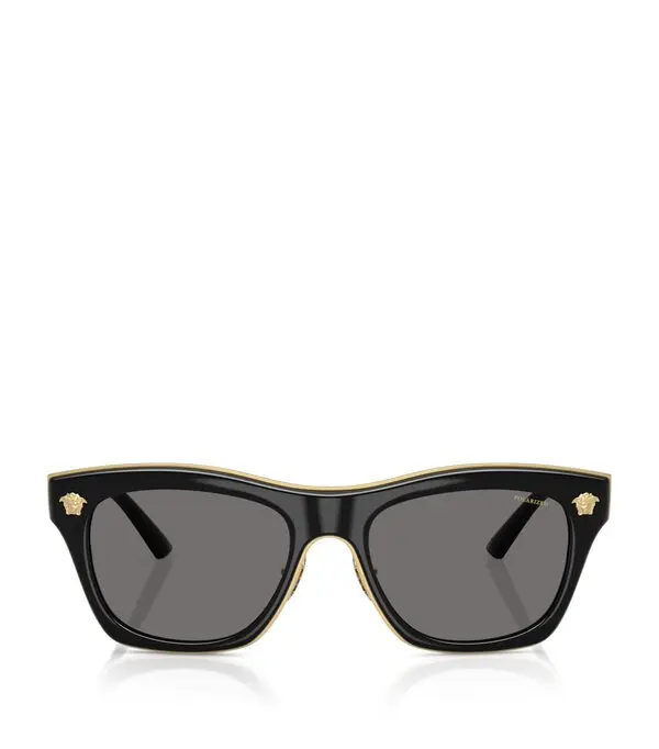 Versace Square Medusa Sunglasses - Black