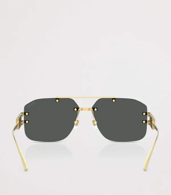 Versace Irregular Square Sunglasses