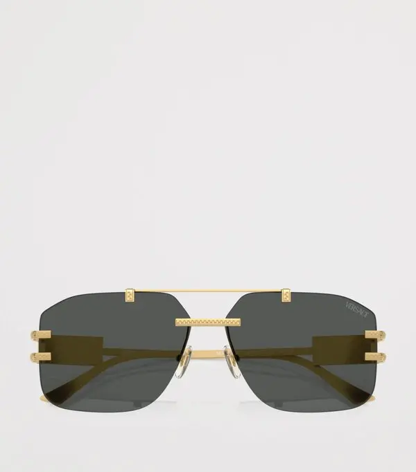 Versace Irregular Square Sunglasses