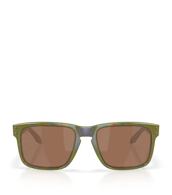 Oakley Holbrook Polaris Collection Square Frame Sunglasses - Green