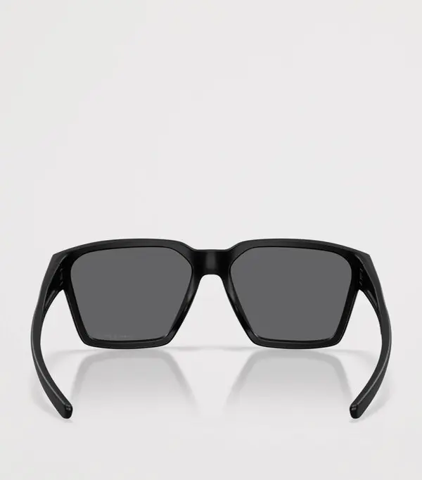 Oakley Briza Polarized Square Frame Sunglasses - Black