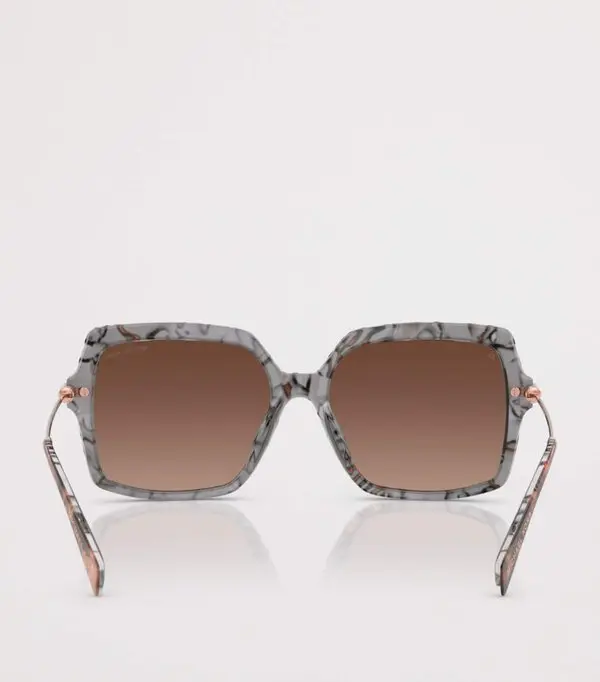 Michael Kors Quogue Oversized Square Frame Sunglasses