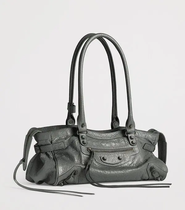 Balenciaga Lambskin Le City East-west Shoulder Bag